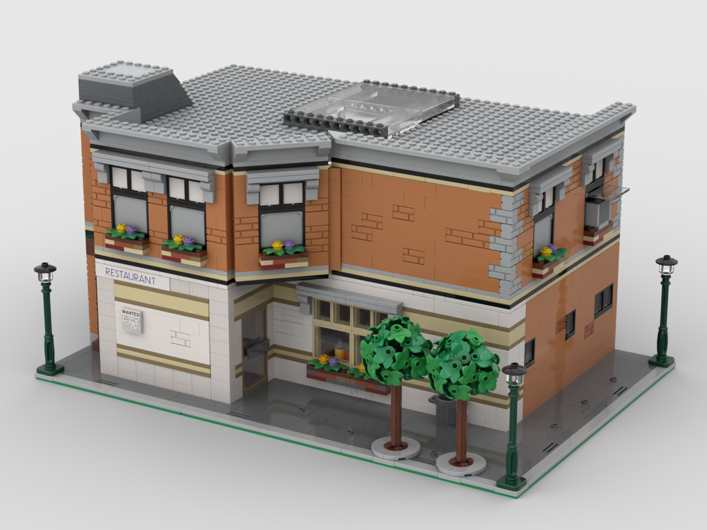 LEGO MOC SitComplex - Monk's Café by dejo | Rebrickable - Build with LEGO