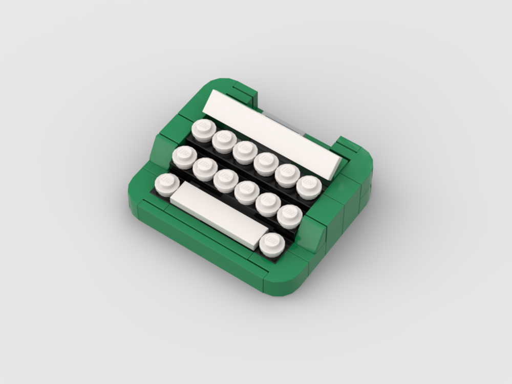 LEGO MOC Micro typewriter by ReBrickBLG | Rebrickable - Build with LEGO