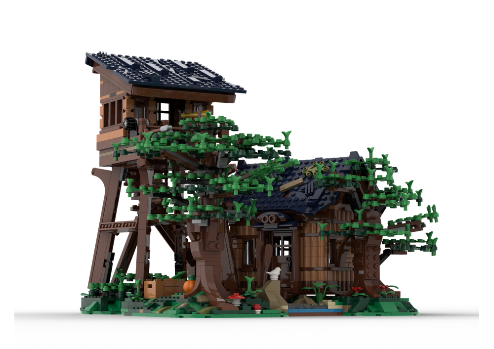 LEGO MOC Tree House Forest Bundle by Gr33tje13 | Rebrickable - Build ...