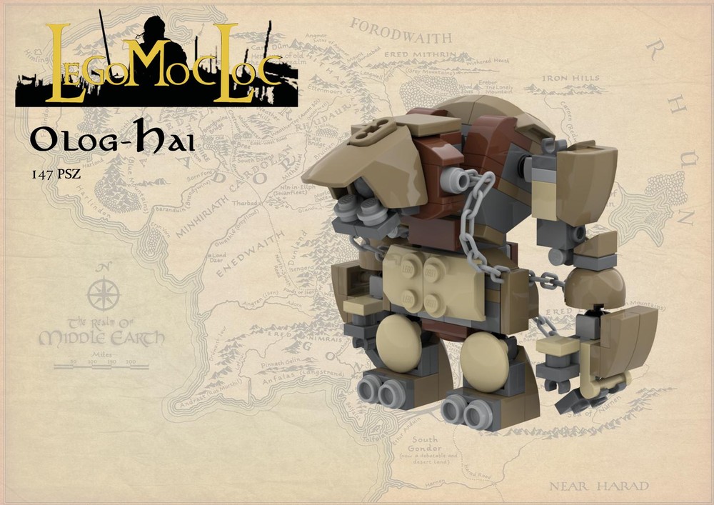 LEGO MOC Mordor Olog-Hai by LegoMocLoc | Rebrickable - Build with LEGO