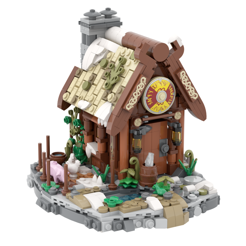 LEGO MOC Viking Farm by B_rickwall | Rebrickable - Build with LEGO