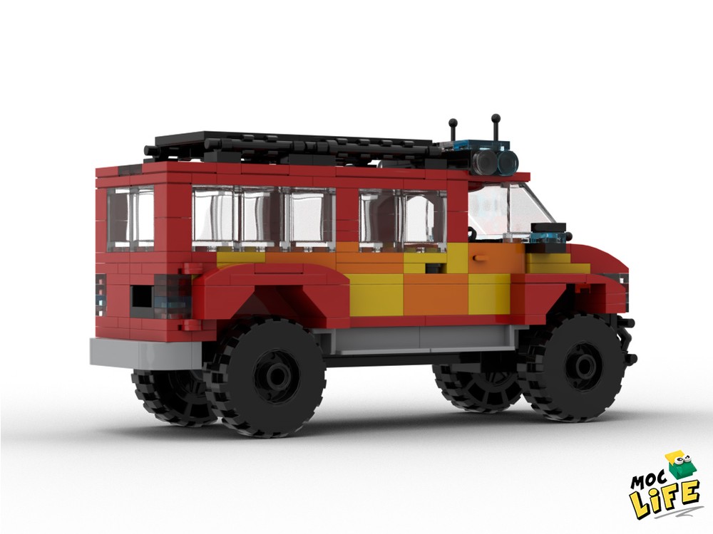 LEGO MOC Ford Econoline E-350 Icelandic ambulance by MocLife ...