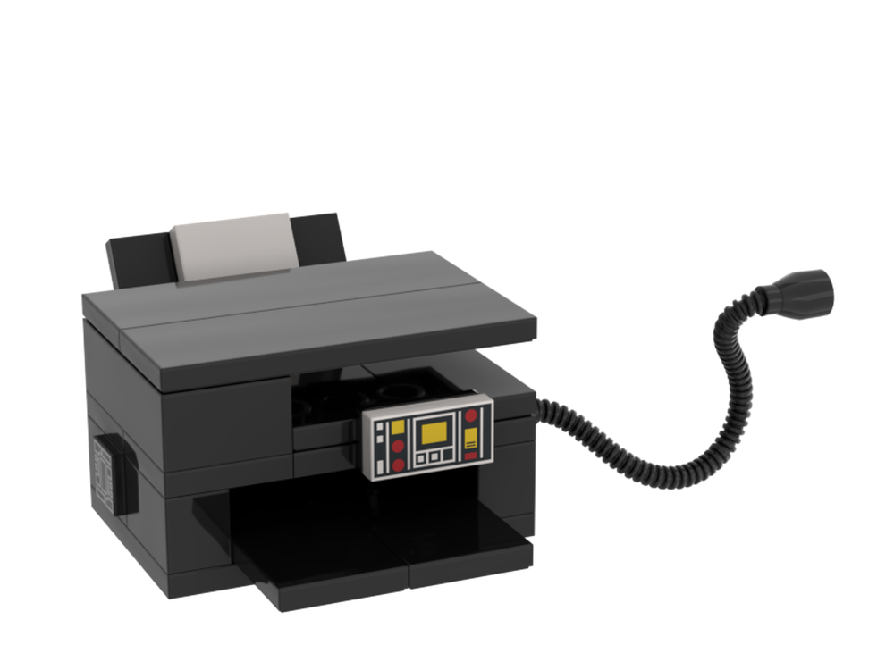 LEGO MOC Printer / Drucker by eisi77 | Rebrickable - Build with LEGO