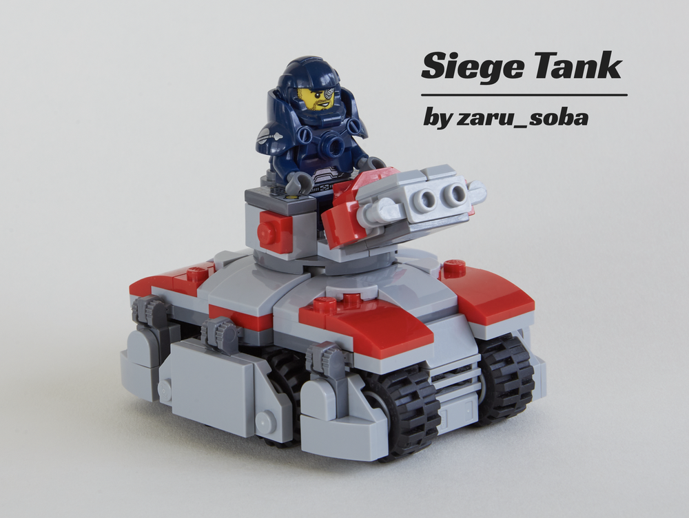 LEGO MOC StarCraft Siege Tank by zaru_soba | Rebrickable - Build with LEGO