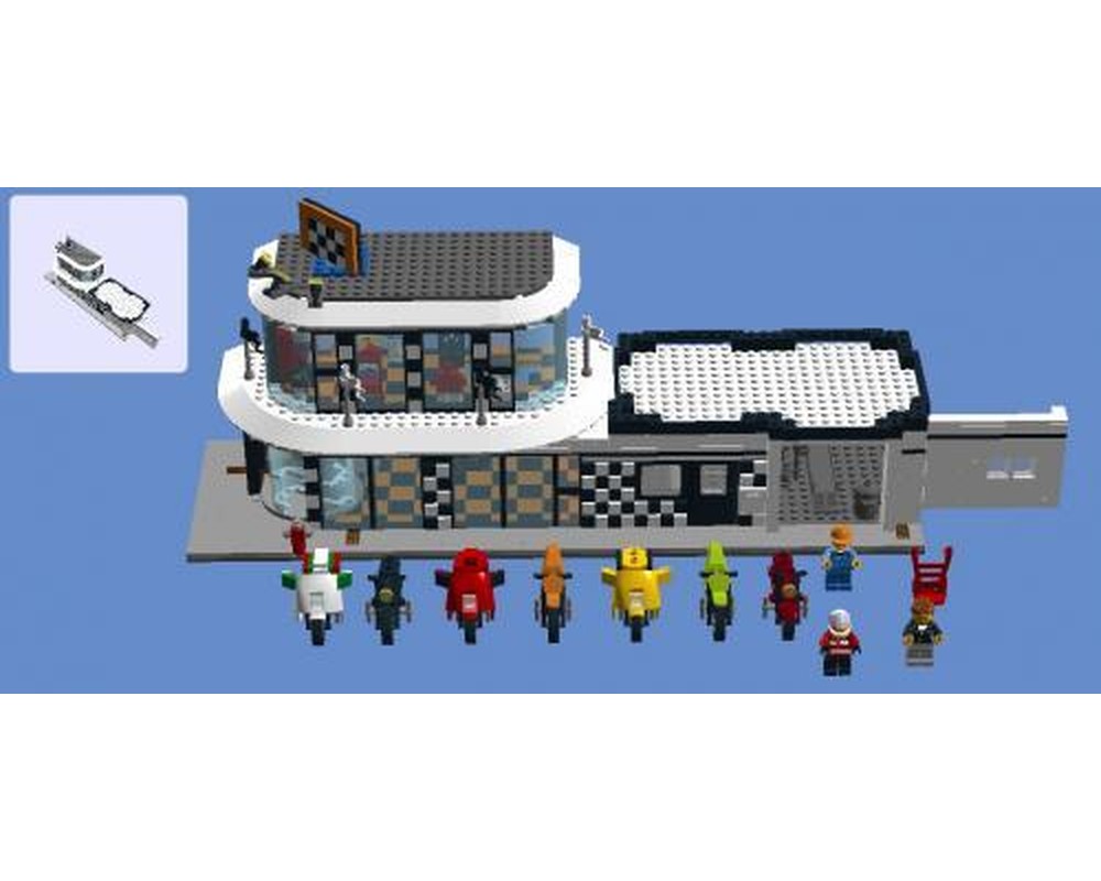 LEGO MOC Bike Shop & Repair by samfromlr | Rebrickable - Build with LEGO