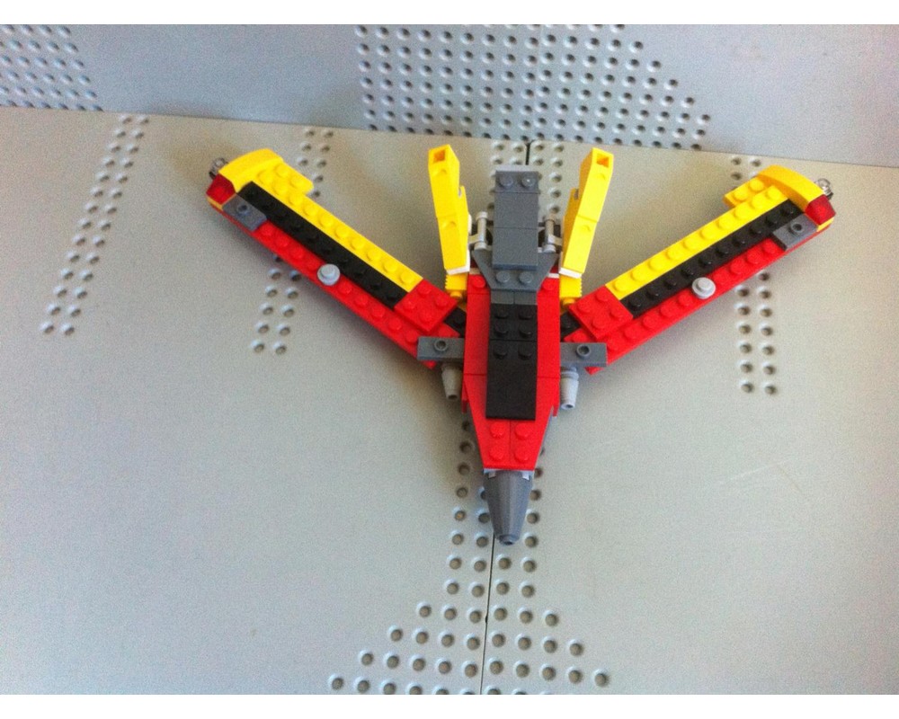 LEGO MOC 5866 Fighter Jet by Turbo8702 | Rebrickable - Build with LEGO