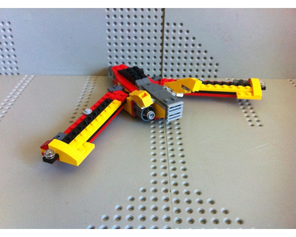 LEGO MOC 5866 Fighter Jet by Turbo8702 | Rebrickable - Build with LEGO