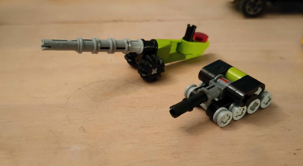 LEGO MOC Mini tank and cannon by Silm4ril | Rebrickable - Build with LEGO