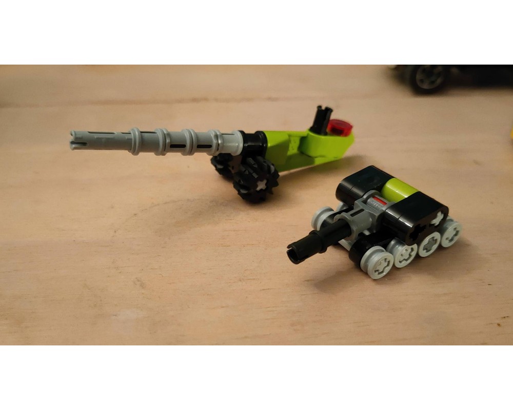 LEGO MOC Mini tank and cannon by Silm4ril | Rebrickable - Build with LEGO