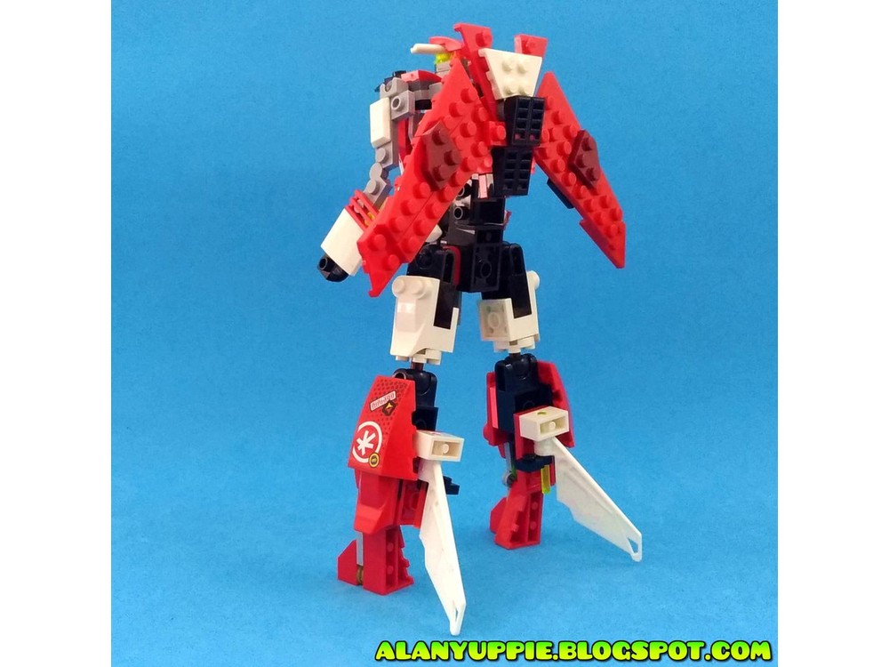 Lego Moc Transformer Vf 1 Valkyrie From Lego Ninjago 71707 Kais Mech
