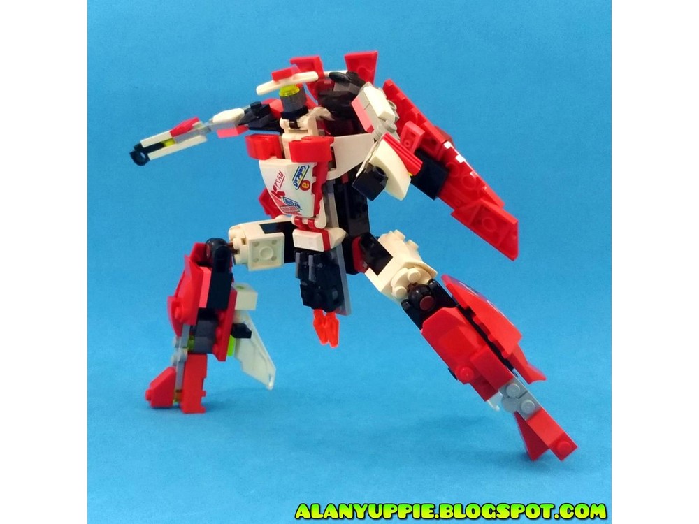 Lego Moc Transformer Vf 1 Valkyrie From Lego Ninjago 71707 Kais Mech
