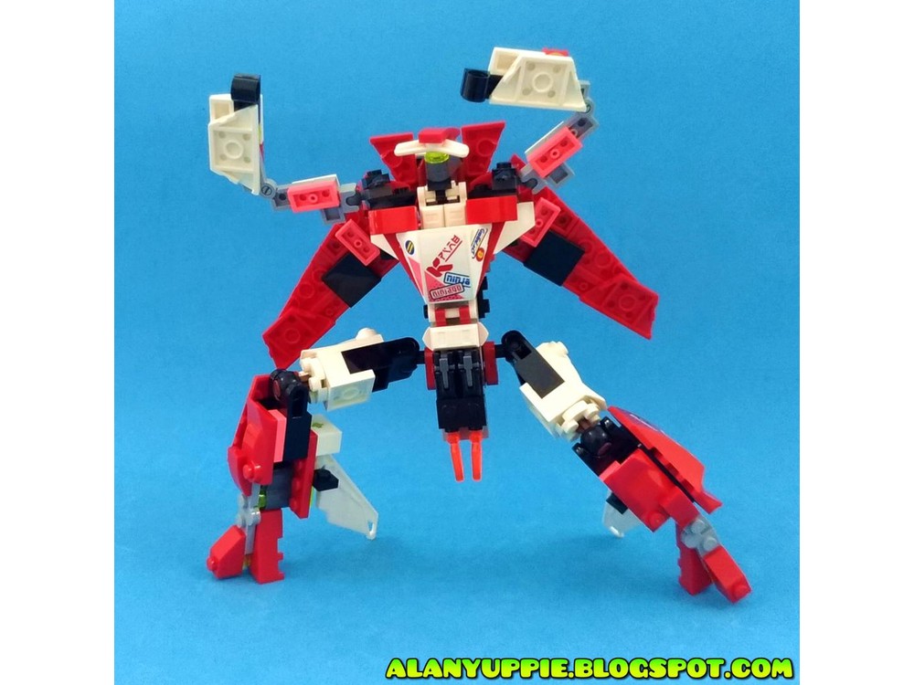 Lego Moc Transformer Vf 1 Valkyrie From Lego Ninjago 71707 Kais Mech