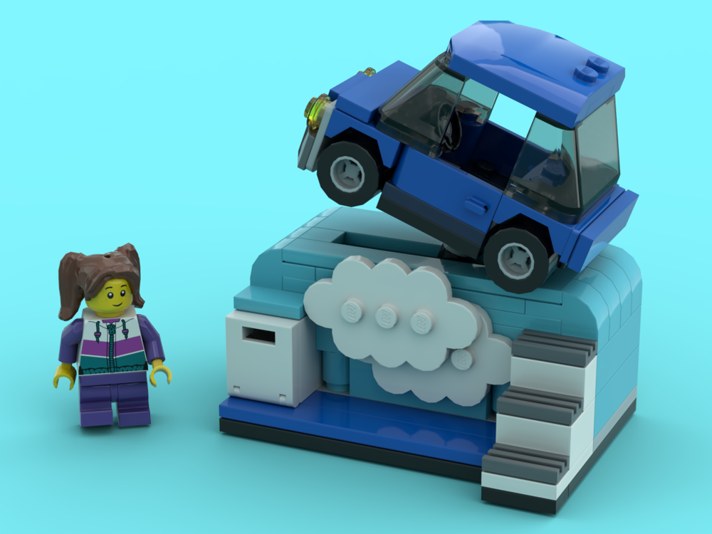 LEGO MOC Rocking Car by Makary | Rebrickable - Build with LEGO