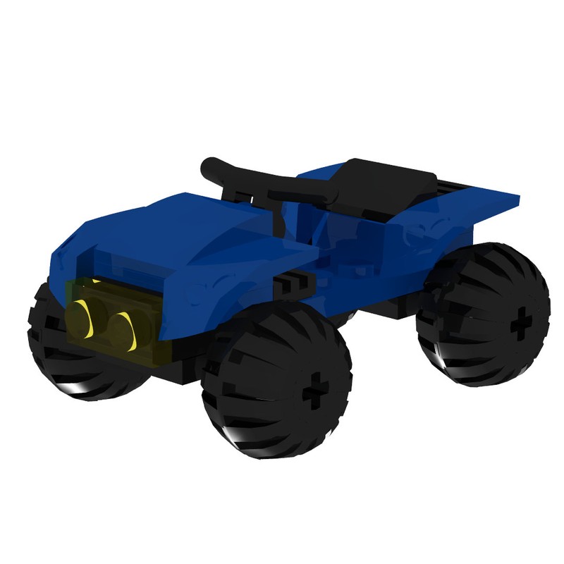 LEGO MOC Blue Quad by EnzoBricks | Rebrickable - Build with LEGO