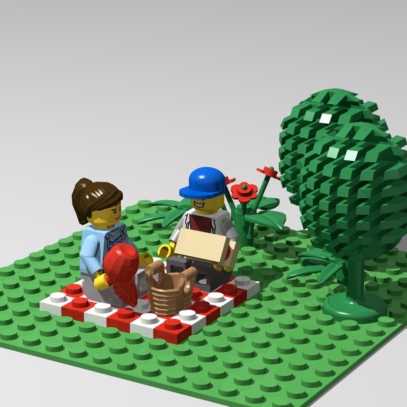LEGO MOC Picnic Playset by EnzoBricks | Rebrickable - Build with LEGO