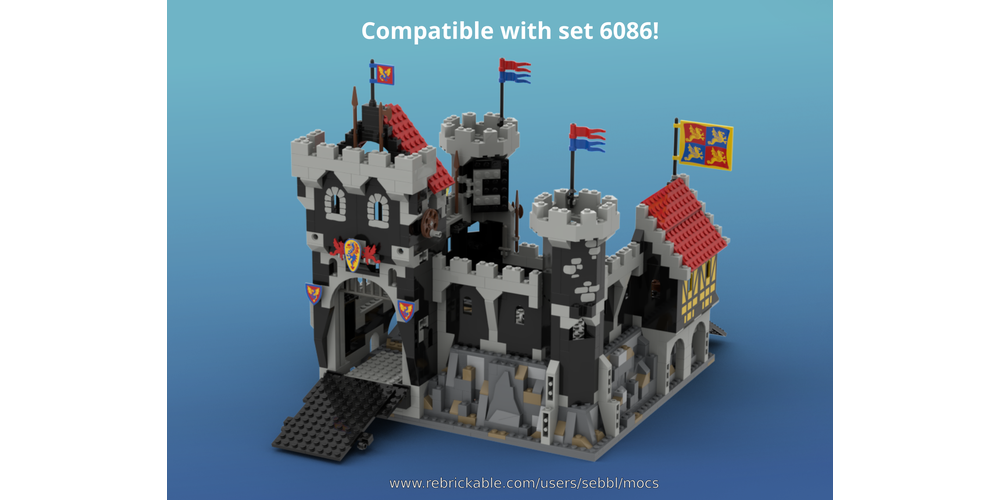 Lego Moc Ramped Raised Baseplate From 71722 By Sebbl Rebrickable