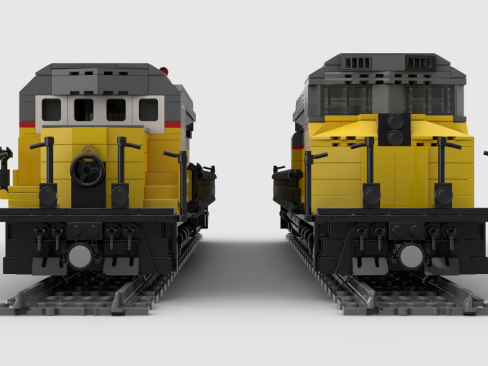 LEGO MOC Legacy DD35A & EMD DDA40X by Your Brick Guy | Rebrickable ...