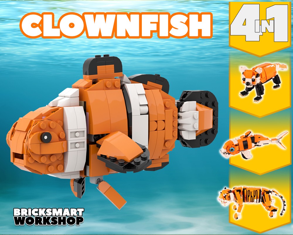 LEGO MOC Clownfish 31129 Alternate by bricksmartworkshop | Rebrickable ...