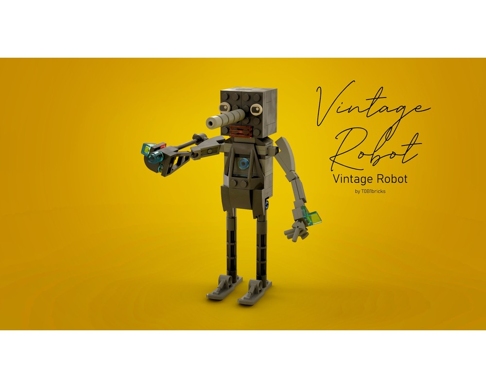 LEGO MOC Vintage Robot by TOB1bricks | Rebrickable - Build with LEGO