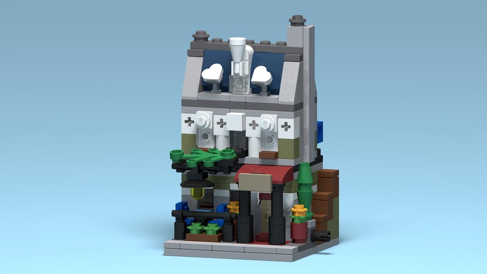 LEGO MOC Parisian Restaurant Mini Modular by mattking4 | Rebrickable ...