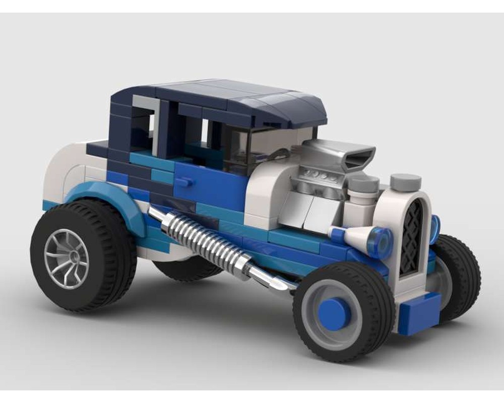LEGO MOC TWO Model A Ford Hot Rods by Gaudy | Rebrickable - Build with LEGO