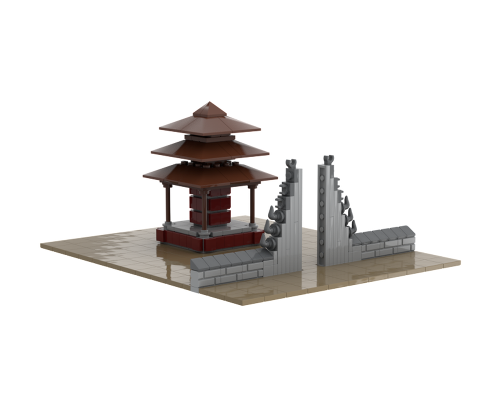 LEGO MOC Bali temple by eisi77 | Rebrickable - Build with LEGO