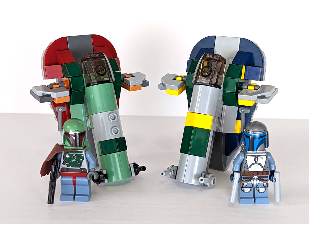 LEGO MOC Slave One Microfighter (Jango's) by lego_coffee | Rebrickable ...