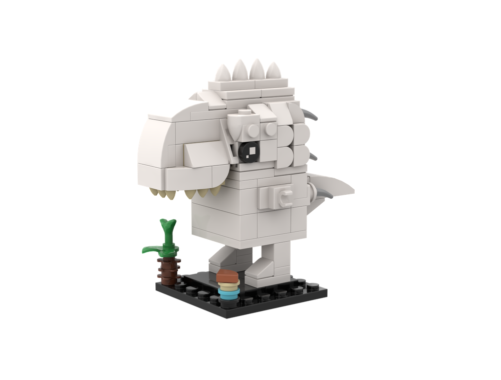 LEGO MOC Indominus Rex Brickheadz by brickuba | Rebrickable - Build ...