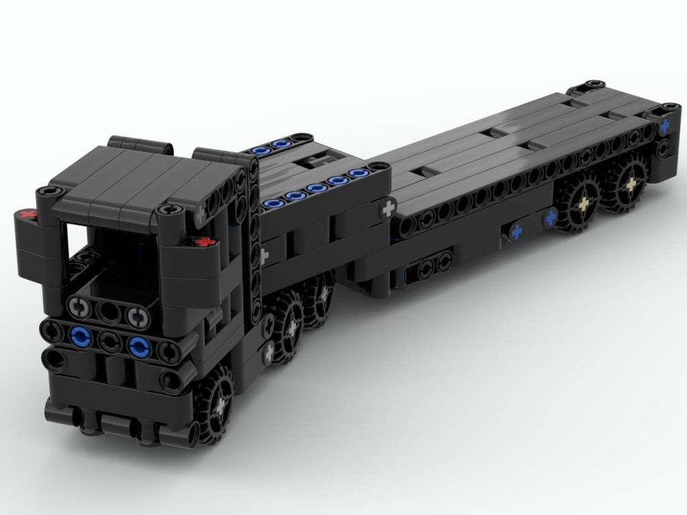 Lego Moc Medium Low Loader By Philtech Rebrickable Build With Lego