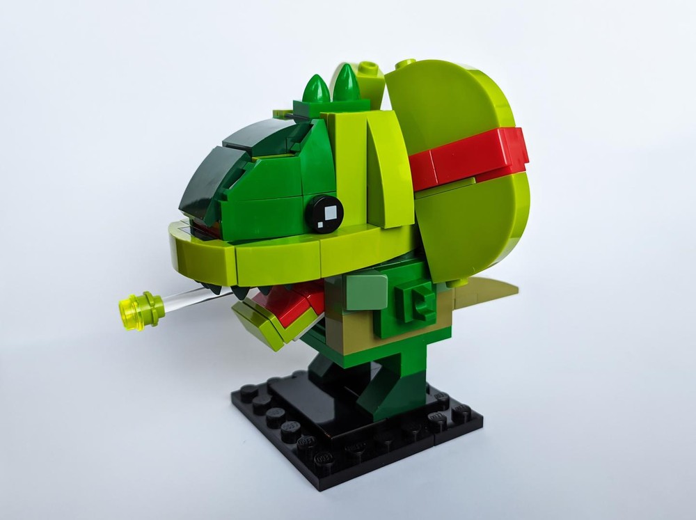 LEGO MOC Dilophosaurus Brickheadz by brickuba | Rebrickable - Build ...