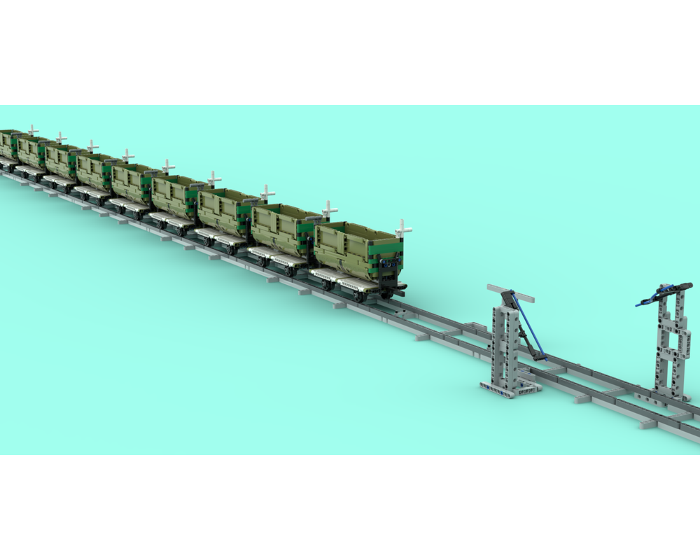 LEGO MOC Technic Train: Tipper Dump Car by Technic TRAIN Man ...