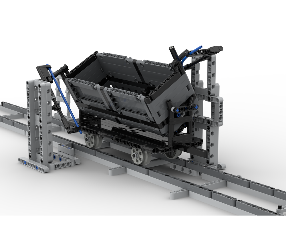 LEGO MOC Technic Train: Tipper Dump Car by Technic TRAIN Man ...