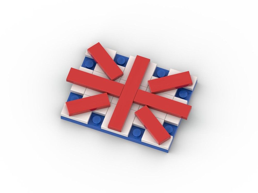 LEGO MOC union jack/flag by Lasadi | Rebrickable - Build with LEGO