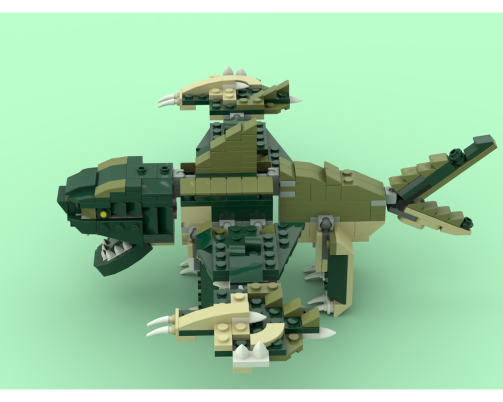 Lego Moc 31121 Shark Dragon By Legodesigner Rebrickable Build With Lego