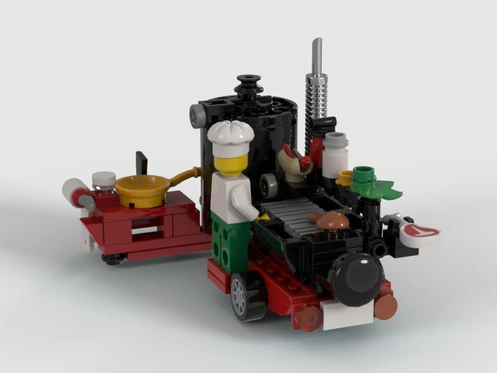LEGO MOC barbeque smoker trailer - Grill Anhänger by delicatesse ...