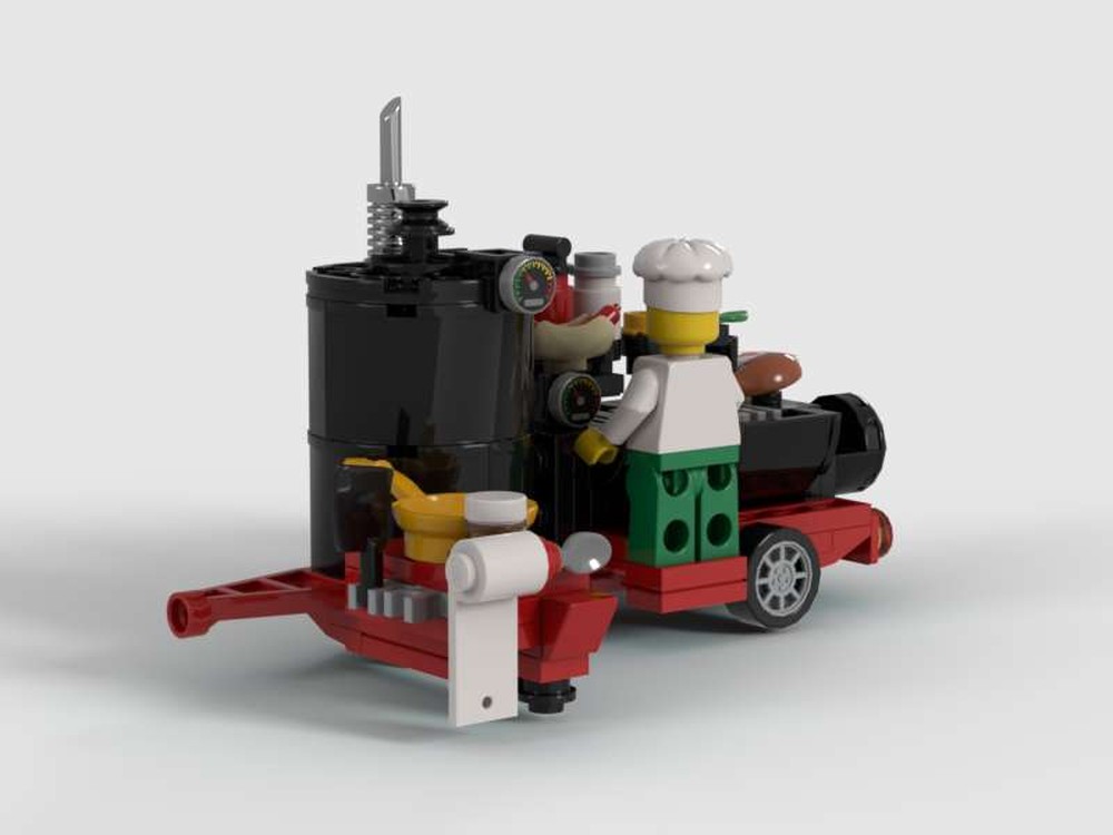 LEGO MOC barbeque smoker trailer - Grill Anhänger by delicatesse ...