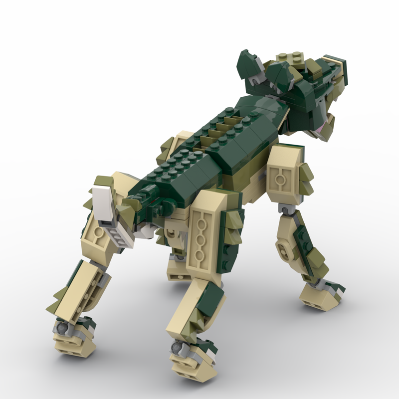 LEGO MOC Green Wolf , 31121 Alternate Build by Macharius | Rebrickable ...