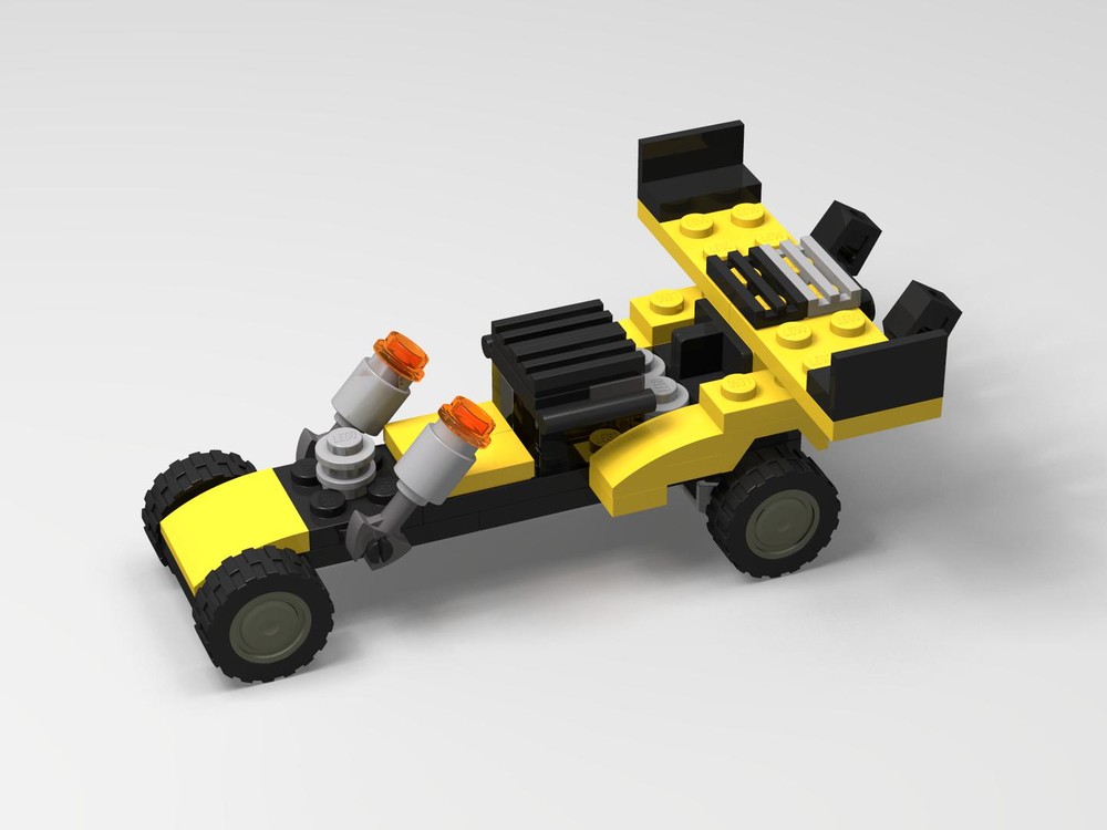 LEGO MOC 31041 - Drag racer by BriXperiMent | Rebrickable - Build with LEGO