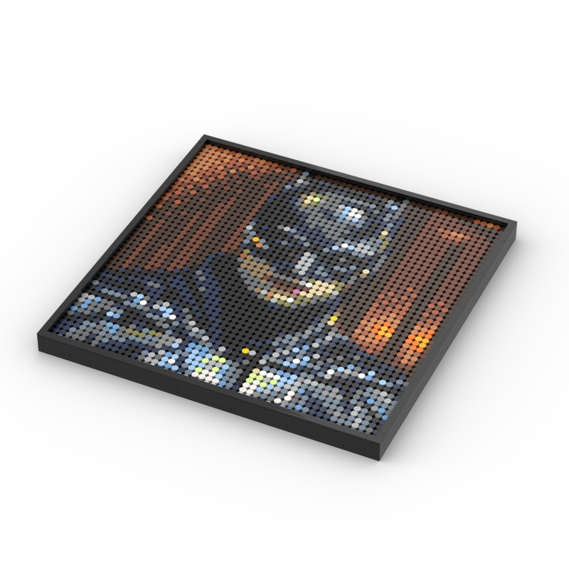 LEGO MOC The Batman – Mosaic by lunabricks | Rebrickable - Build with LEGO