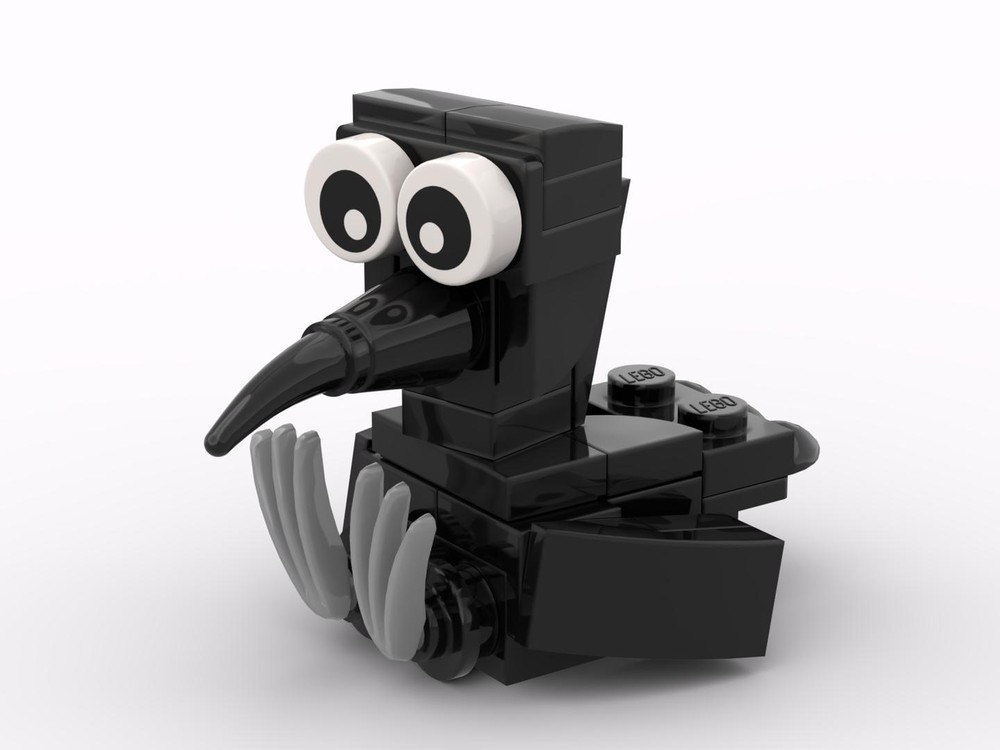 LEGO MOC Funny Birds: Crow by olivercgoetz | Rebrickable - Build with LEGO
