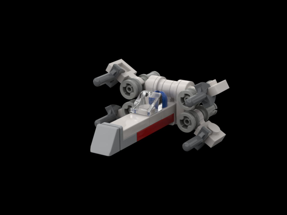LEGO MOC Micro X-Wing by normnordron | Rebrickable - Build with LEGO