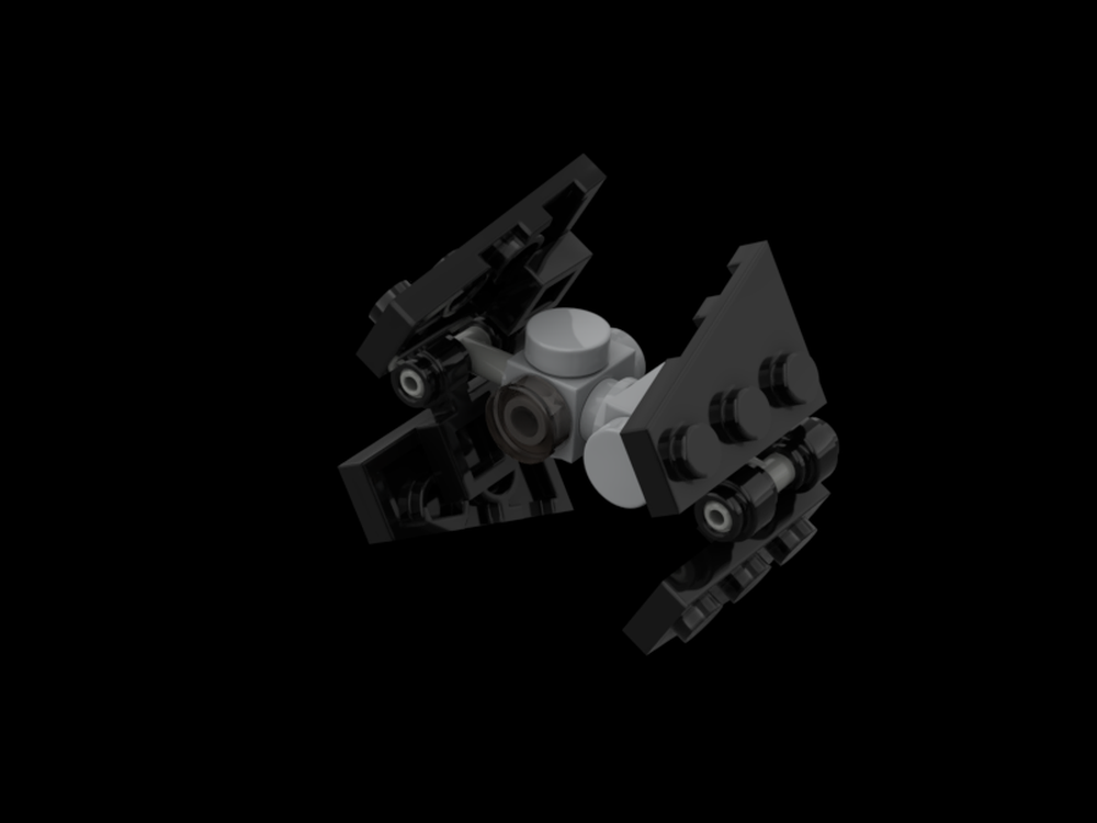 LEGO MOC Micro Tie-Interceptor by normnordron | Rebrickable - Build ...