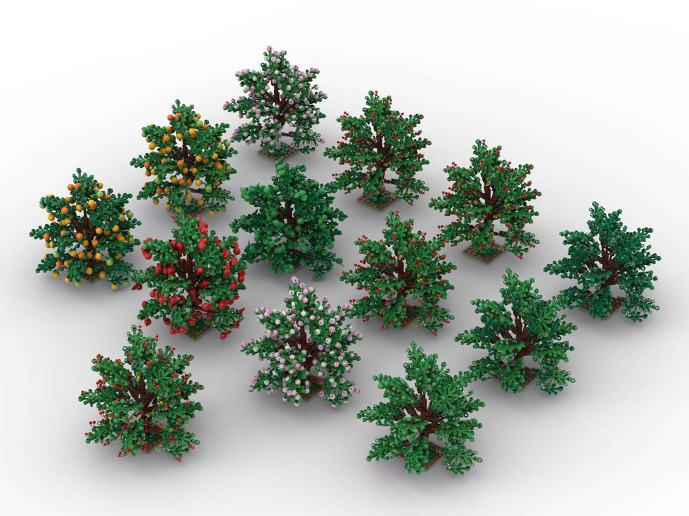 LEGO MOC Fruit Tree Set by jepaz | Rebrickable - Build with LEGO