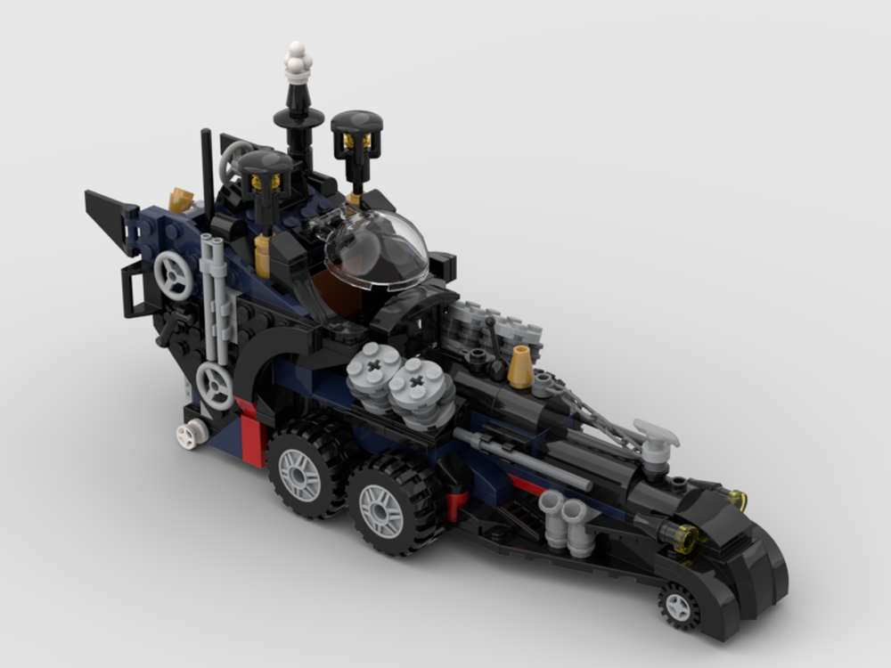 LEGO MOC Steampunk Race Car by chivosalazar | Rebrickable - Build with LEGO