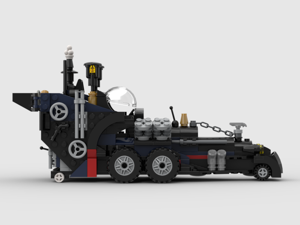 Lego Moc Steampunk Race Car By Chivosalazar Rebrickable Build With Lego