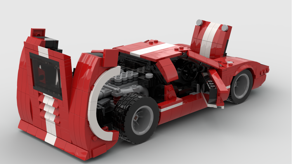 LEGO MOC Ford GT40 by Donnie_Darko | Rebrickable - Build with LEGO