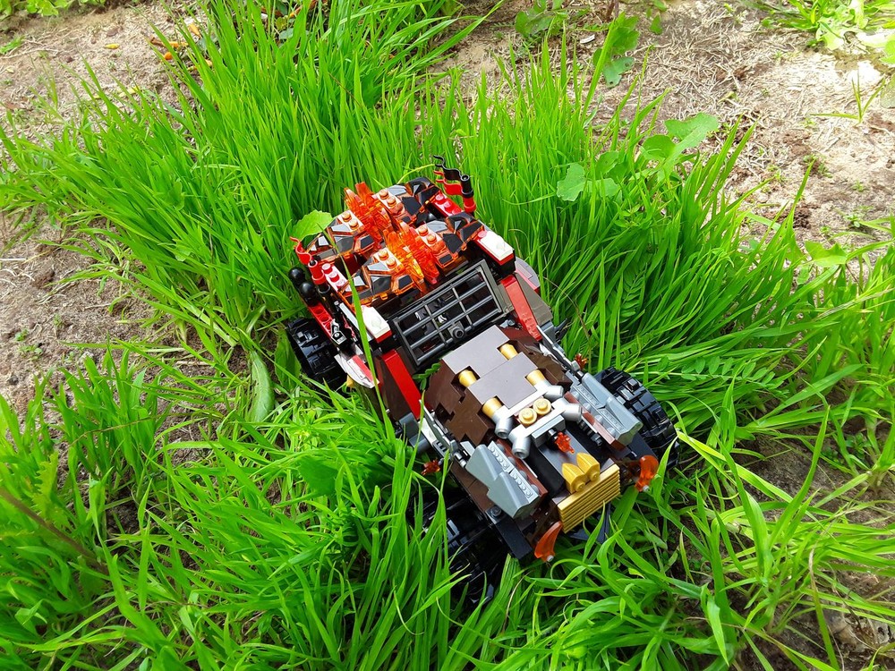Lego Moc 70321 Magma Truck By Legoori Rebrickable Build With Lego