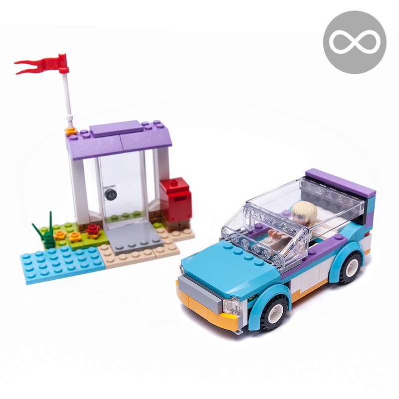 LEGO MOC 41310 sunroof car by Keep On Bricking | Rebrickable - Build ...