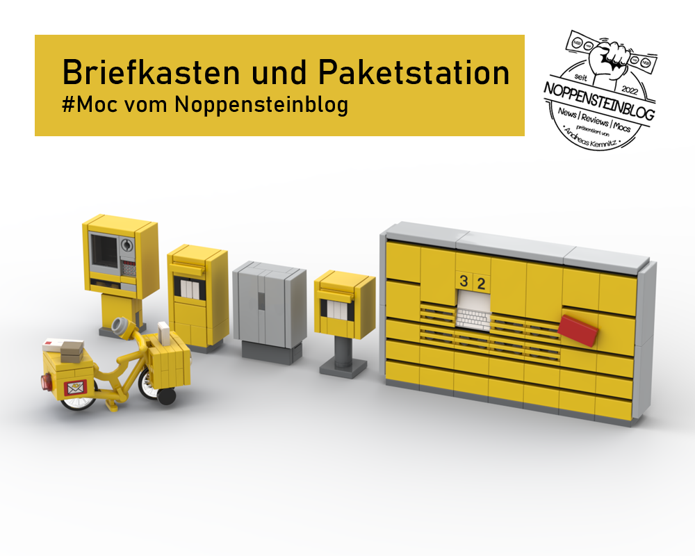LEGO MOC-102272 Briefkasten und Paketstation | postbox and package ...