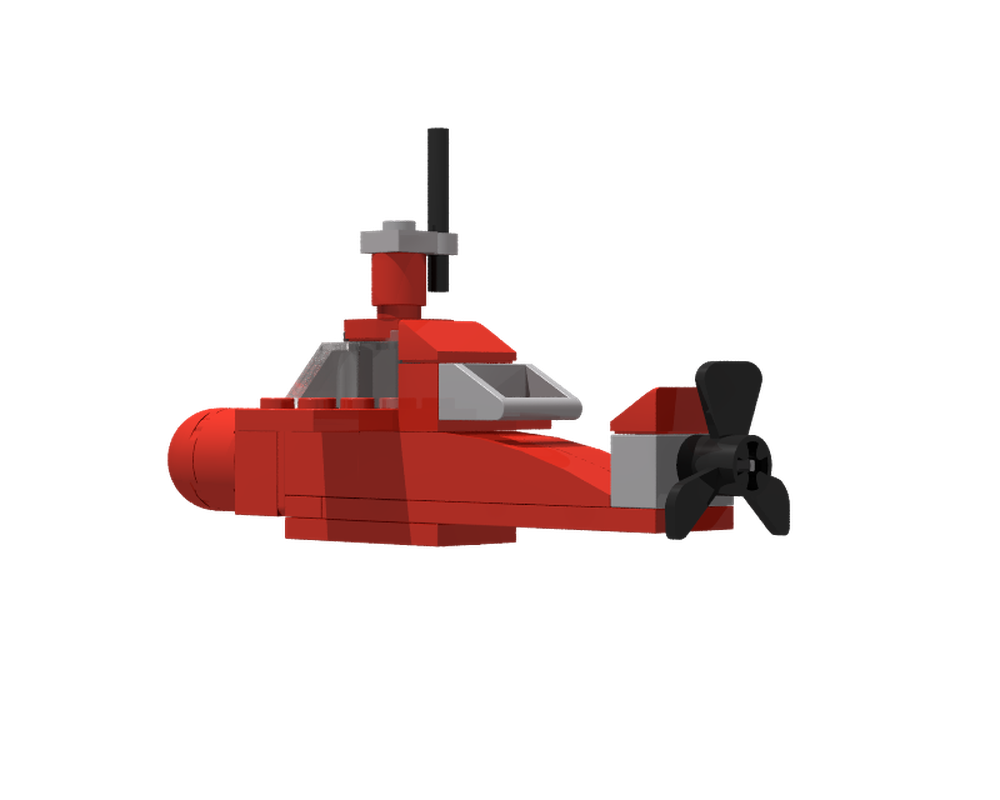 LEGO MOC Red Submarine by Lego Works | Rebrickable - Build with LEGO